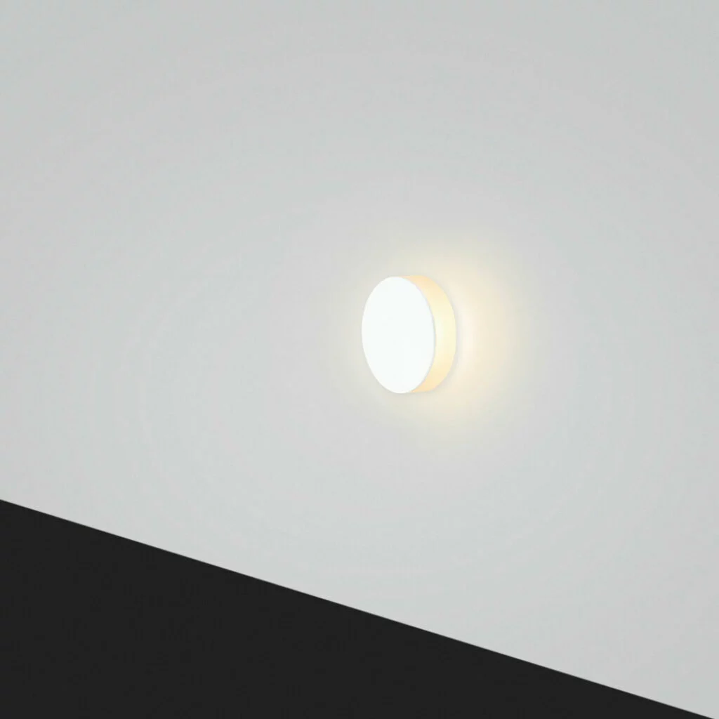 Lesel 009A L lampa schodowa LED 1W biała Elkim Lighting